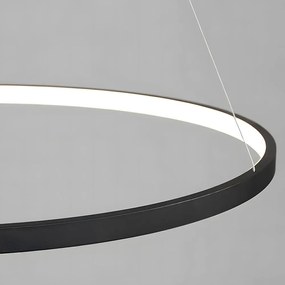 Toolight Toolight, LED stropní svítidlo 40cm, 24W, 3000K, LHJ011-CP, černá, OSW-60006