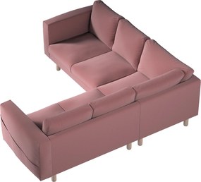 Potah na pohovku IKEA Norsborg rohová 4-místná barva fialová látka sametová