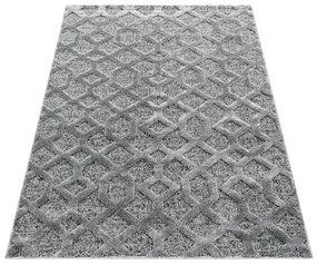 Ayyildiz, Kusový koberec Pisa 4702 Grey, 60x110, šedá, ložnice