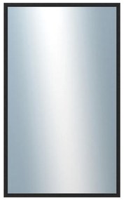DANTIK - Zarámované zrcadlo - rozměr s rámem cca 60x100 cm z lišty KASETTE černá (2759)