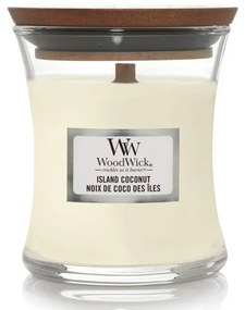 Woodwick svíčka malá Island Coconut, 85 g
