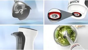 BOSCH MSM4W220 bílá / Tyčový mixér / 600 W / sekáček / AntiSplash