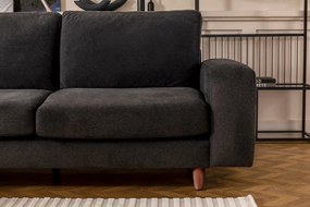 Hanah Home Rohová pohovka BERLIN levá antracitová