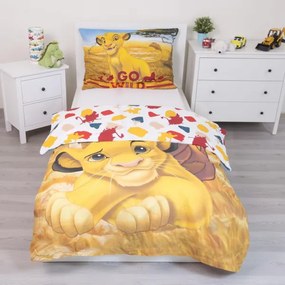 Jerry Fabrics Povlečení Lion King 140x200, 70x90 cm