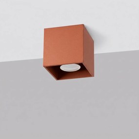 Sollux Lighting Stropní svítidlo QUAD 1 okrově červené