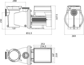 Vagnerpool Filtrační čerpadlo InverMAX - 2,5kW