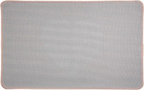 Růžová koupelnová předložka se srdíčkem - 78*48*1 cm