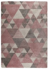 Růžovo-šedý koberec Flair Rugs Nuru, 120 x 170 cm