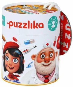 Puzzlika Naučné puzzle 21 dílů - Profese 1 (lékař, řemeslník, malířka)