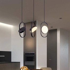 Toolight Toolight, LED závěsné svítidlo 18W, 4000K, APP1554-CP, černá, OSW-05662