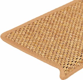 Samolepicí rohože na schody Sisal-Look 30 ks 65x21x4cm sisal 3365889