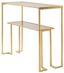 Designová konzole Wambleeska 100 cm zlatá