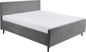 XXXLutz ČALOUNĚNÁ POSTEL, 160/200 cm, tmavě šedá MID.YOU - Manželské postele - 002220052709