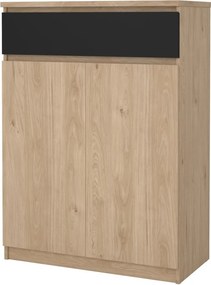 FALCO Botník Simplicity 209 jackson hickory/černý mat