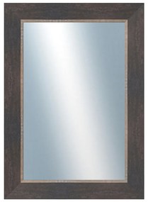DANTIK - Zarámované zrcadlo - rozměr s rámem cca 50x70 cm z lišty TOMAS černá velká (3031)