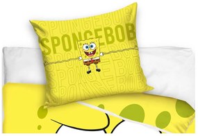 Dětské povlečení Sponge Bob Emoji 140x200/70x90 cm