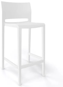 GABER - Barová židle BAKHITA nízká, bílá