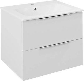 Sapho Cirasa koupelnová skříňka pod umyvadlo 59,2 x 52 x 46 cm zásuvky bílá lesk CR611-3030