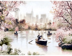 Obraz Styler Canvas Romantic Lake, 85 x 113 cm