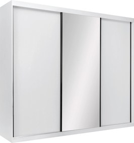 XXXLutz ŠATNÍ SKŘÍŇ S POSUVNÝMI DVEŘM, bílá, 250/215/59,5 cm P & B - Šatní skříně - 000885001509