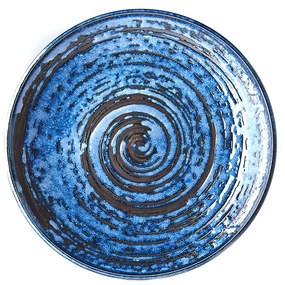 Made in Japan (MIJ) Copper Swirl Mělký Talíř 25,5 cm