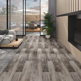 Podlahová krytina PVC 5,02 m² 2 mm samolepicí matné hnědé dřevo,  146601