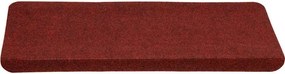 Samolepicí podložky na schody 30 ks Červená 65x22,5x3,5 cm 3365915