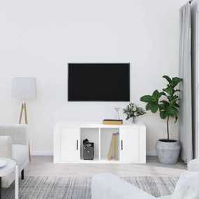 816800 vidaXL TV skříňka bílá 100 x 35 x 40 cm kompozitní dřevo