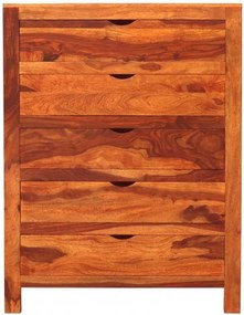 Indický nábytek - Komoda 90x120x45 Amba z indického masivu palisandr Světle medová