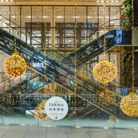 Easy Fix LED světelný závěs venkovní, 100 × 1200 cm, teple bílá, 1200 diod, bílý kabel, IP67, prodlužovací