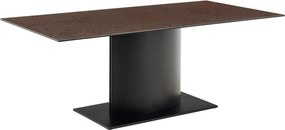Jídelní stůl Marbella 200 cm hnědý/černý