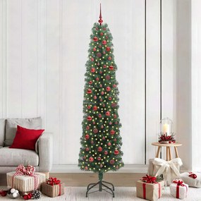 Umělý vánoční stromeček Zelená 240 cm PVC, ocel a plast 3394969