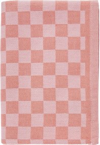 CHECKER STYLE Utěrka - tm. oranžová