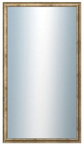 DANTIK - Zarámované zrcadlo - rozměr s rámem cca 50x90 cm z lišty TRITON bílý bronz (2140)