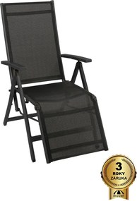 Doppler ACTIVE relaxační zahradní křeslo antracit