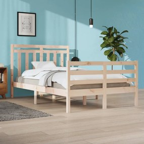 Rám postele masivní dřevo 120 x 200 cm,  3105310 HangarStore.cz