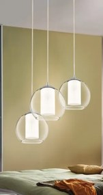 Eglo 92762 - Lustr na lanku BOLSANO 3xE27/60W