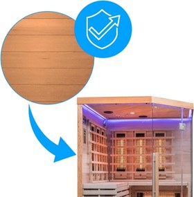 BPS-koupelny Infrasauna Relax  150x150, 4-5 osob