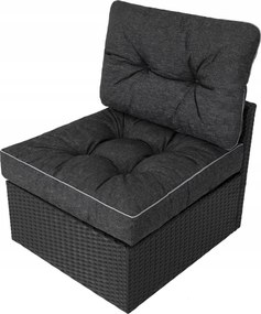 Polštáře na křeslo typu technorattan 70x70x42