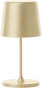 Brilliant G90939/16  Venkovní AKU stolní lampa KAAMI zlatá USB-C