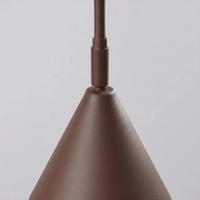 Sollux Lighting Nástěnné svítidlo NOX 1 hnědé s vypínačem