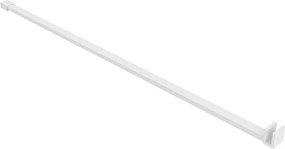 Erga Paris, sprchová zástěna Walk-In 90x200 cm, 8mm čiré sklo, bílý matný profil, ERG-V02-PARIS-090x200-CL-WH