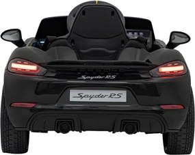 Elektrické autíčko Porsche Spyder RS ​​718 MP4 černé