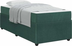 Rám postele Tmavě zelená 90 x 200 cm textil 3398350