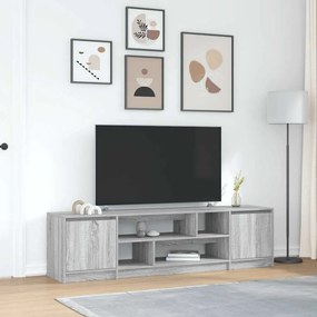 TV skříňka šedá sonoma 188,5x41x50 cm kompozitní dřevo 3328422