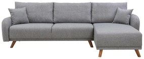Hanah home Rohová pohovka HERA šedá pravá 297 cm 867UNQ1941