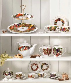 Bílé šálky v sadě 4 ks z kostního porcelánu 90 ml Le Primizie – Brandani