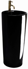 Rea Blanka volně stojící umyvadlo, 84 x 40 cm, černá, REA-U6635