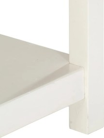 vidaXL Rozkládací konferenční stolek bílý 90x(45–90)x45 cm mangovník [286375]