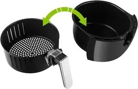 ECG AF 3500 černá / Horkovzdušná fritéza / 1500 W / 3.5 L / 80°-200°C